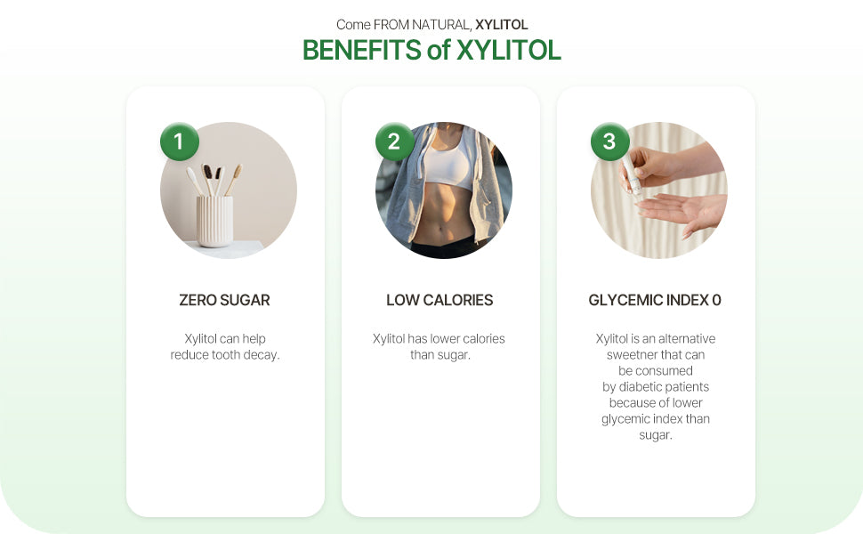 Xylitol Stone | Delicious Sugar Free Candy | 100% Finnish Xylitol Mint