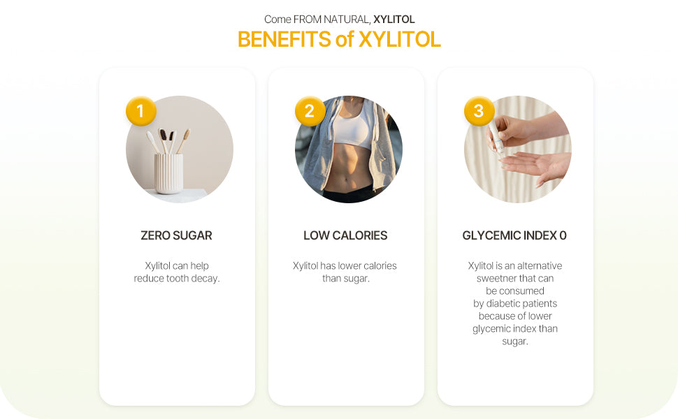 Xylitol Stone | Delicious Sugar Free Candy | 100% Finnish Xylitol Mint
