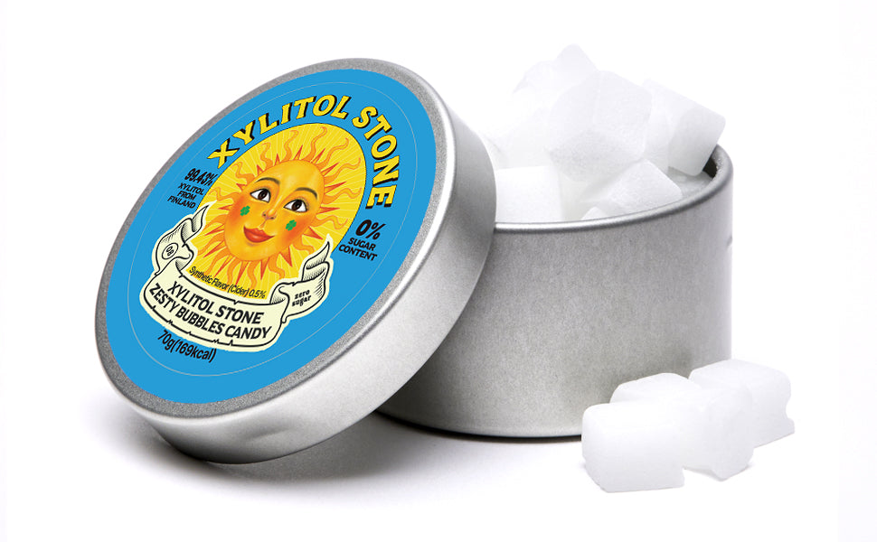 Xylitol Stone Zesty Bubbles: The Perfect Sugar-Free Candy for Health-C